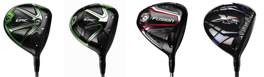 Callaway Driver Line Up - Duncan Lambert Golf Shop